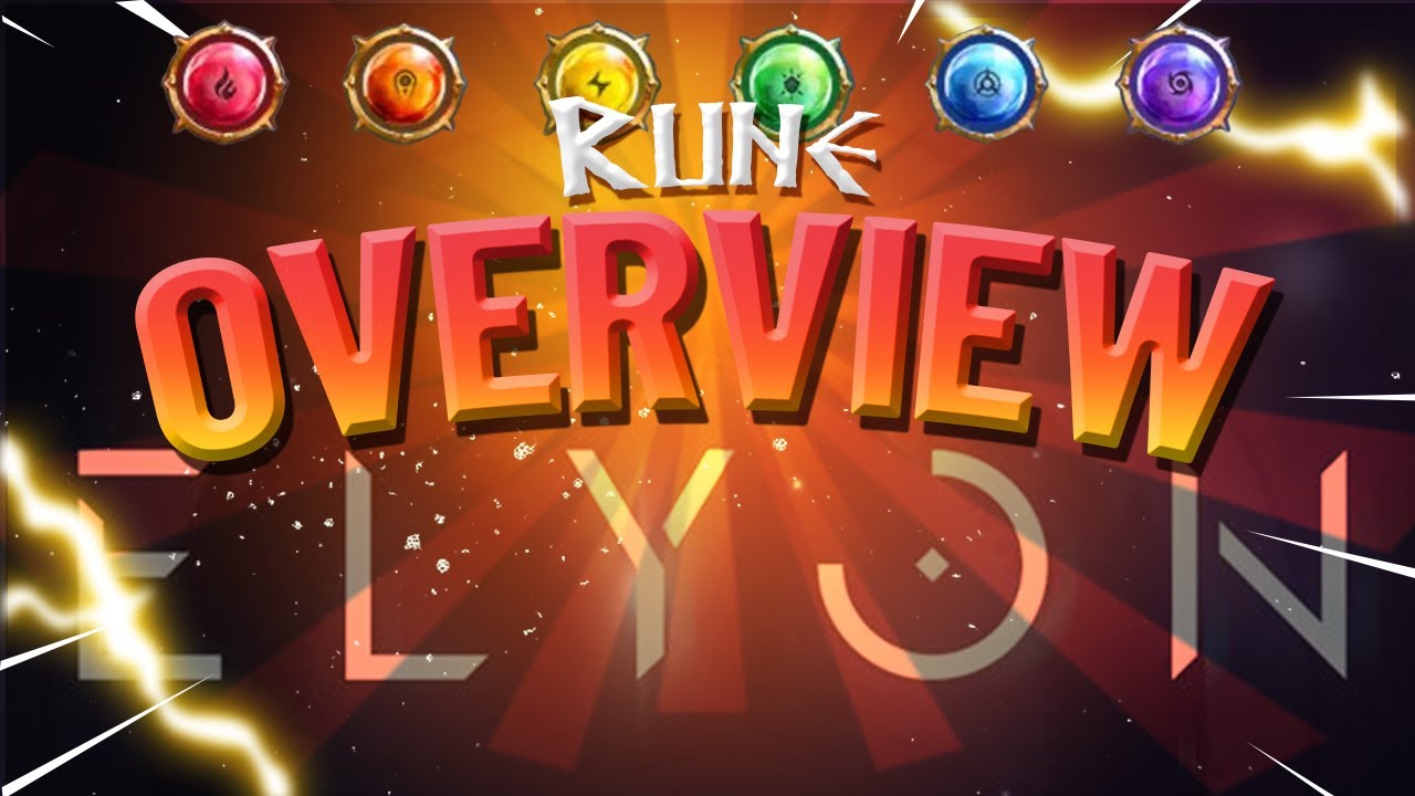 Elyon Runes Guide - Overview - How to upgrade and where to get - Elyon ...